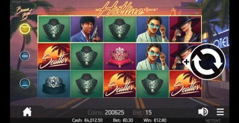 Hotline Video Slot Embraces Crime Dramas from the 1980's | Slots ZAR