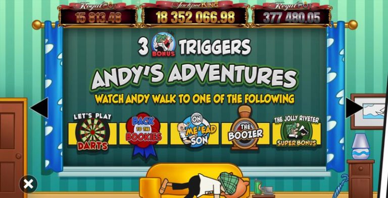 Andy Capp Cartoon Is Brought to Life in This Entertaining Slot Game